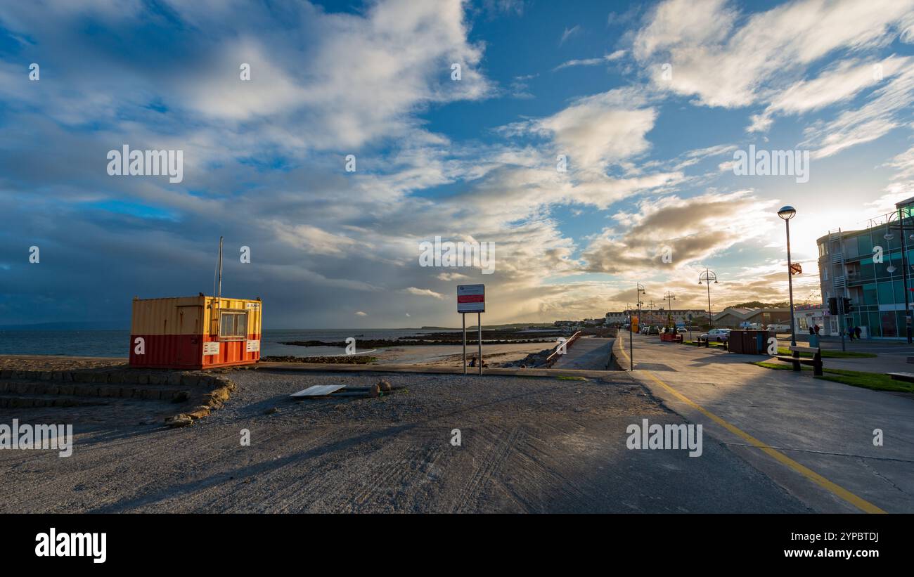 salthill promenade county galway Stock Photo - Alamy