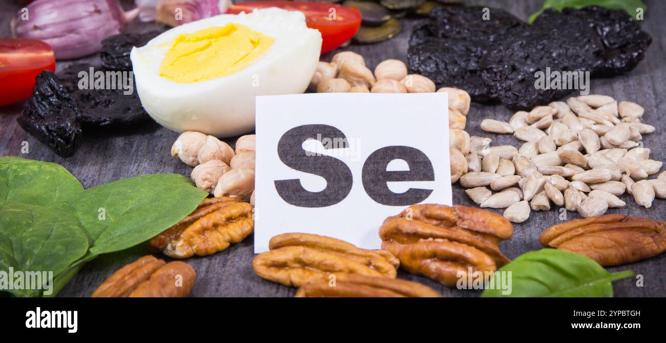 Healthy food as source natural selenium, dietary fiber and other ...