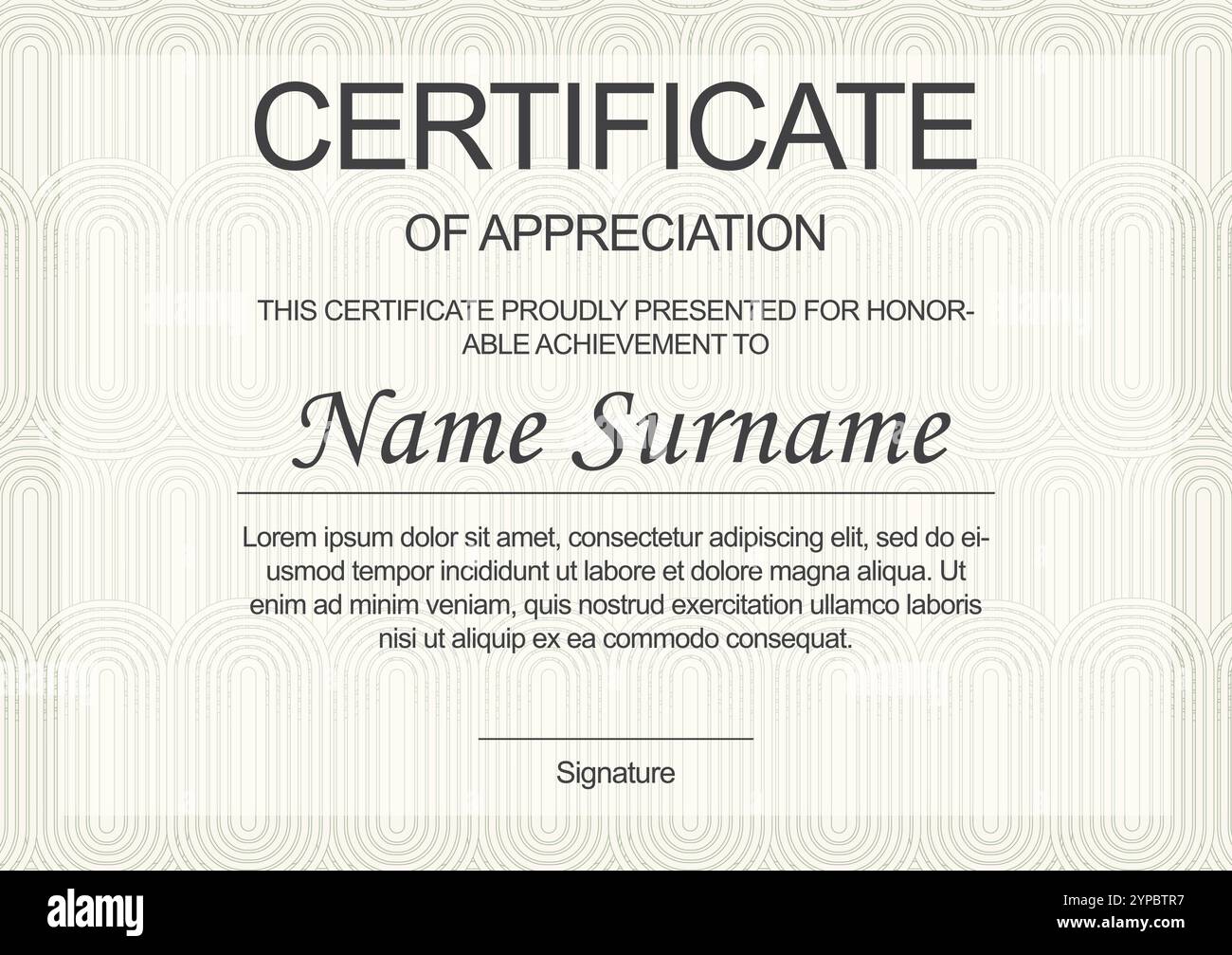Modern elegant certificate template with geometric shape. Abstract ...