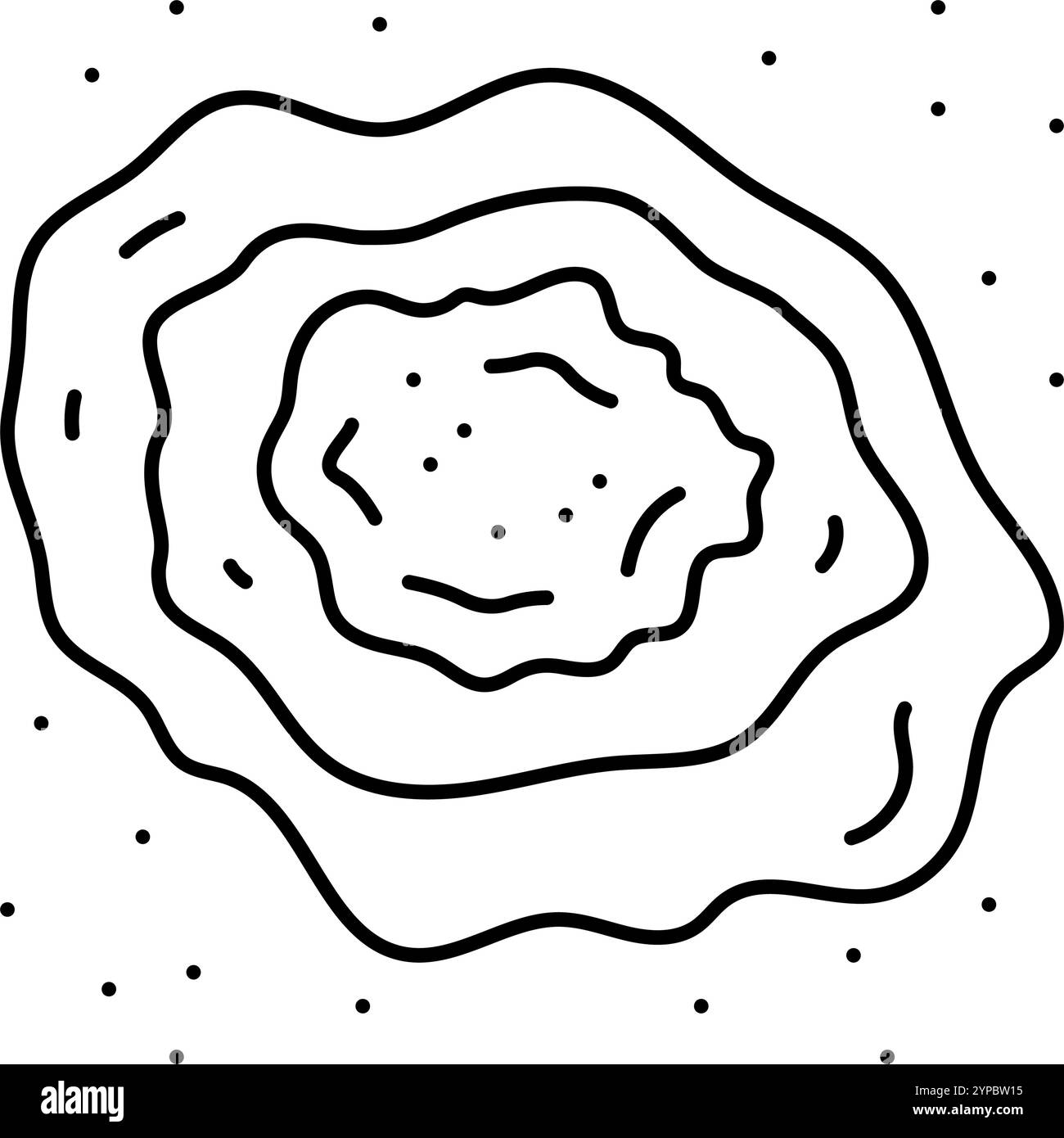 research team space exploration line icon vector illustration Stock ...