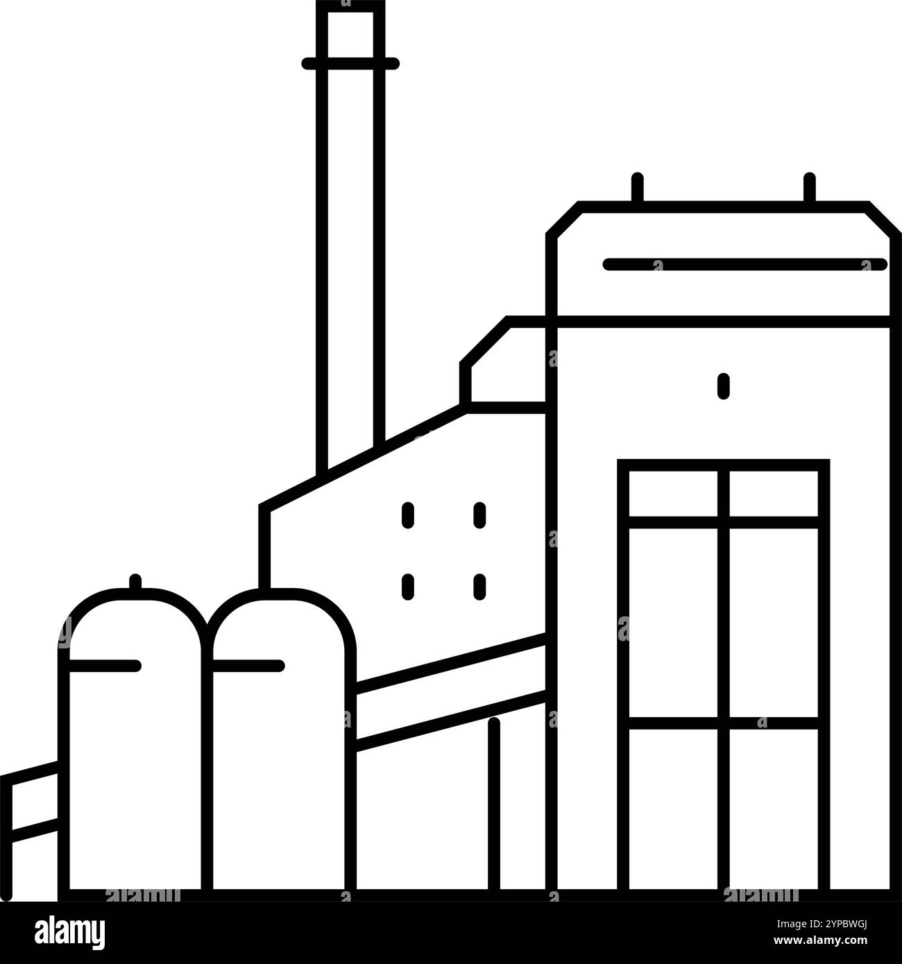 plant biomass line icon vector illustration Stock Vector Image & Art ...