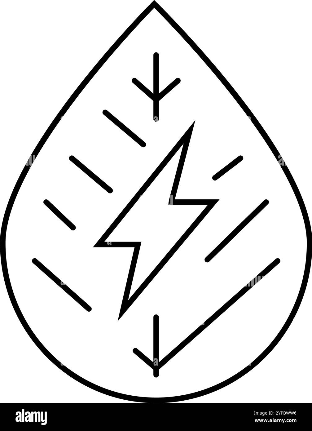 electricity biomass line icon vector illustration Stock Vector Image ...