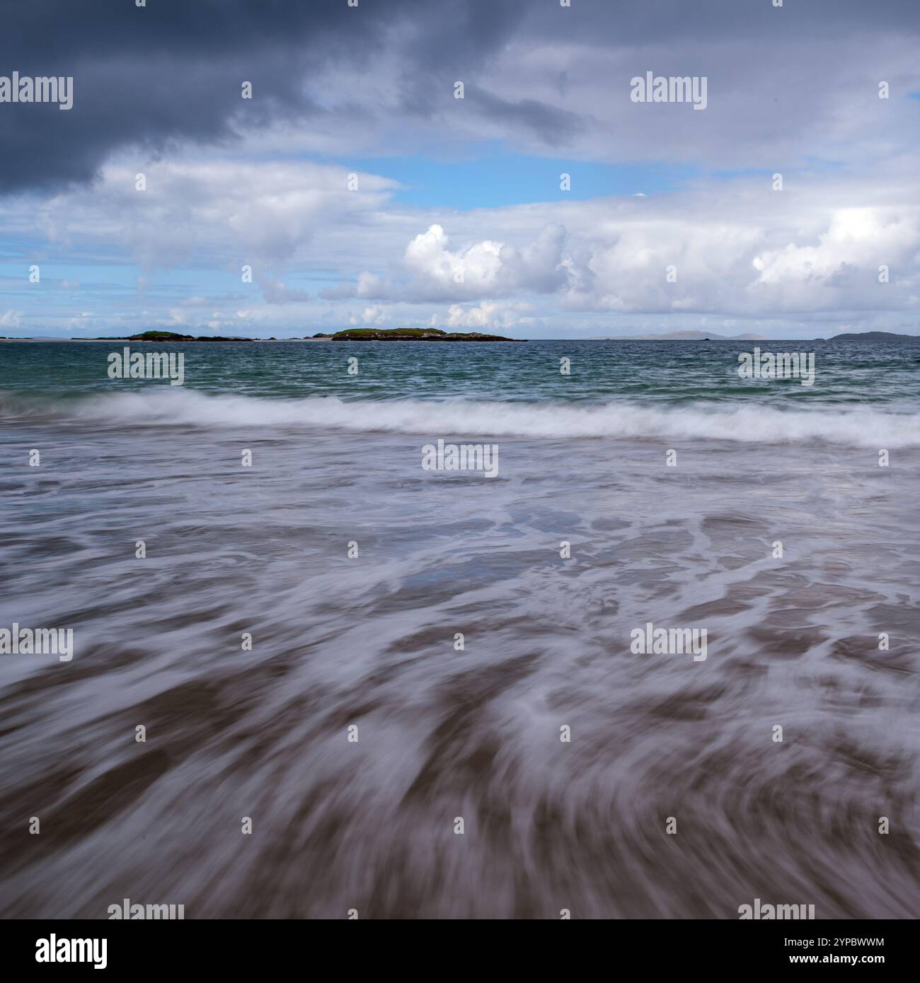 beach surf county galway Stock Photo - Alamy