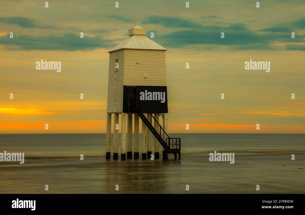 beach tower in the ocean Stock Photo - Alamy
