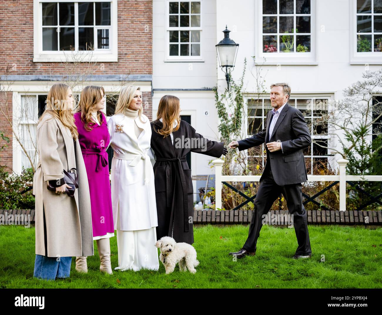 AMSTERDAM - King Willem-Alexander and Queen Maxima together with ...