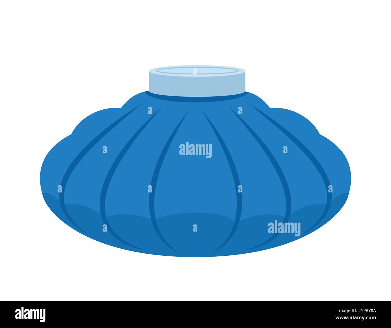 Ice Pack, blue cold compress. First aid treatment element. Vector ...