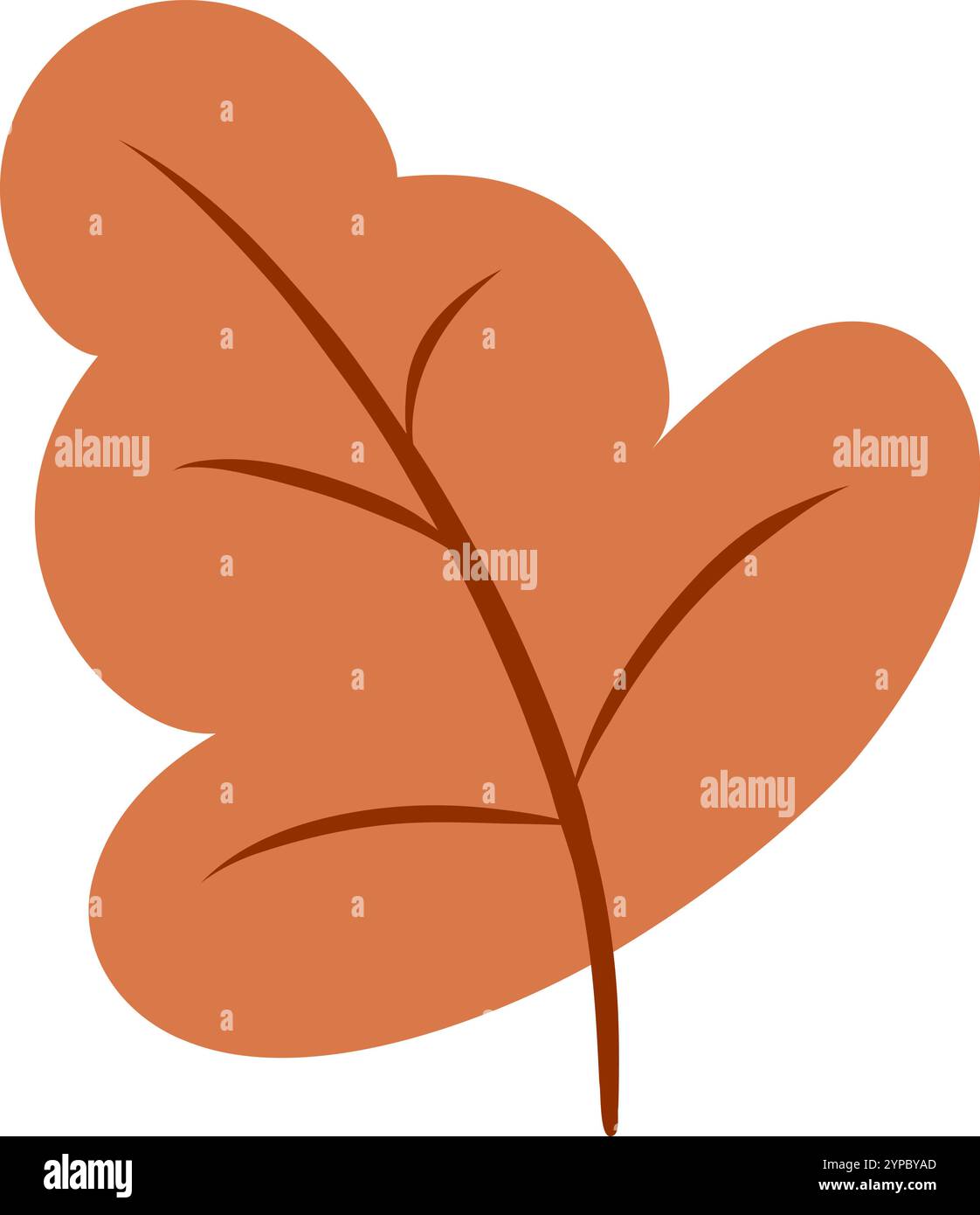 Green leaf on brown Stock Vector Images - Alamy