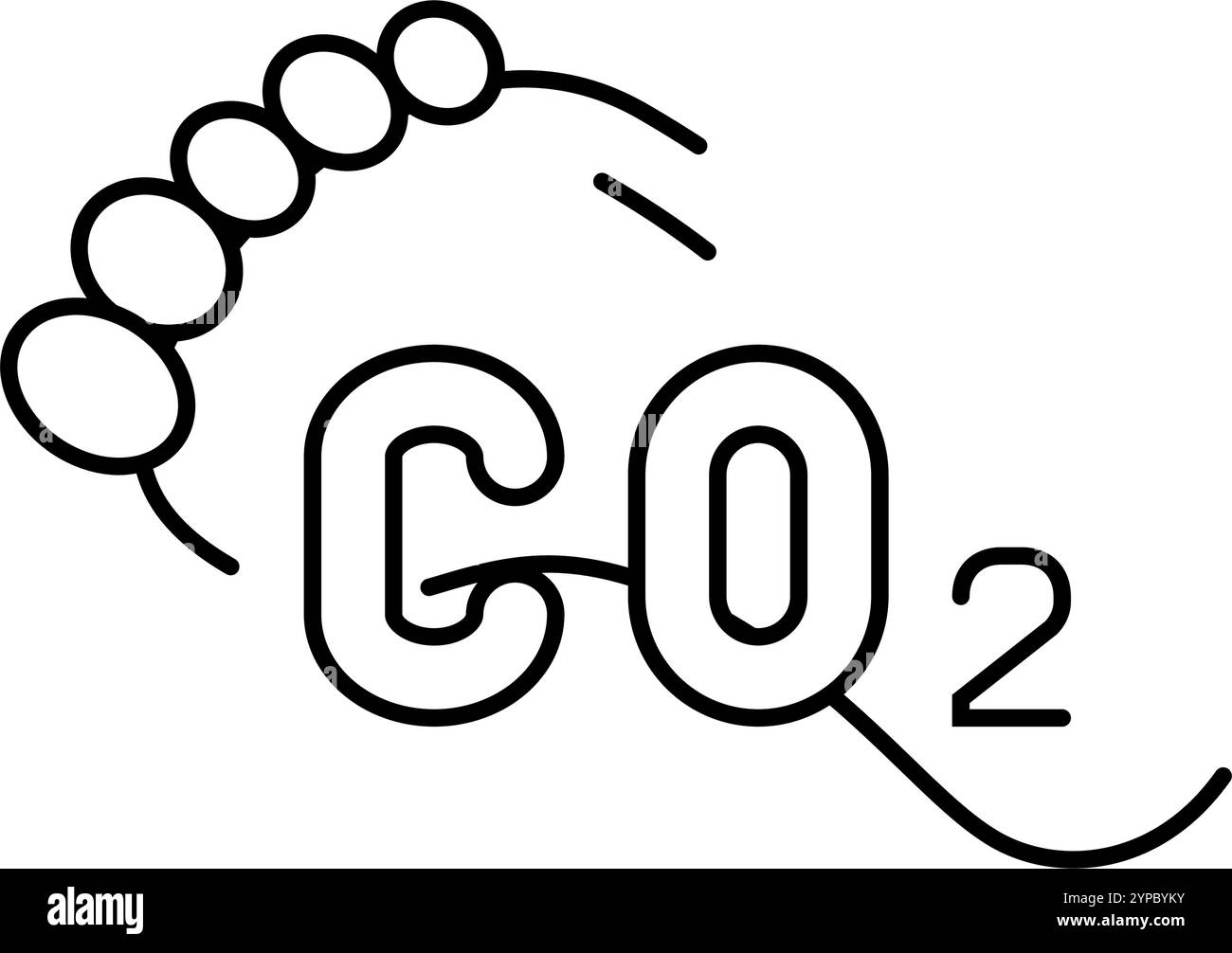 footprint carbon line icon vector illustration Stock Vector Image & Art ...