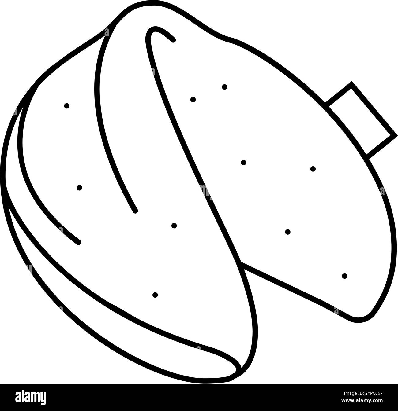 sesame chicken chinese cuisine line icon vector illustration Stock ...