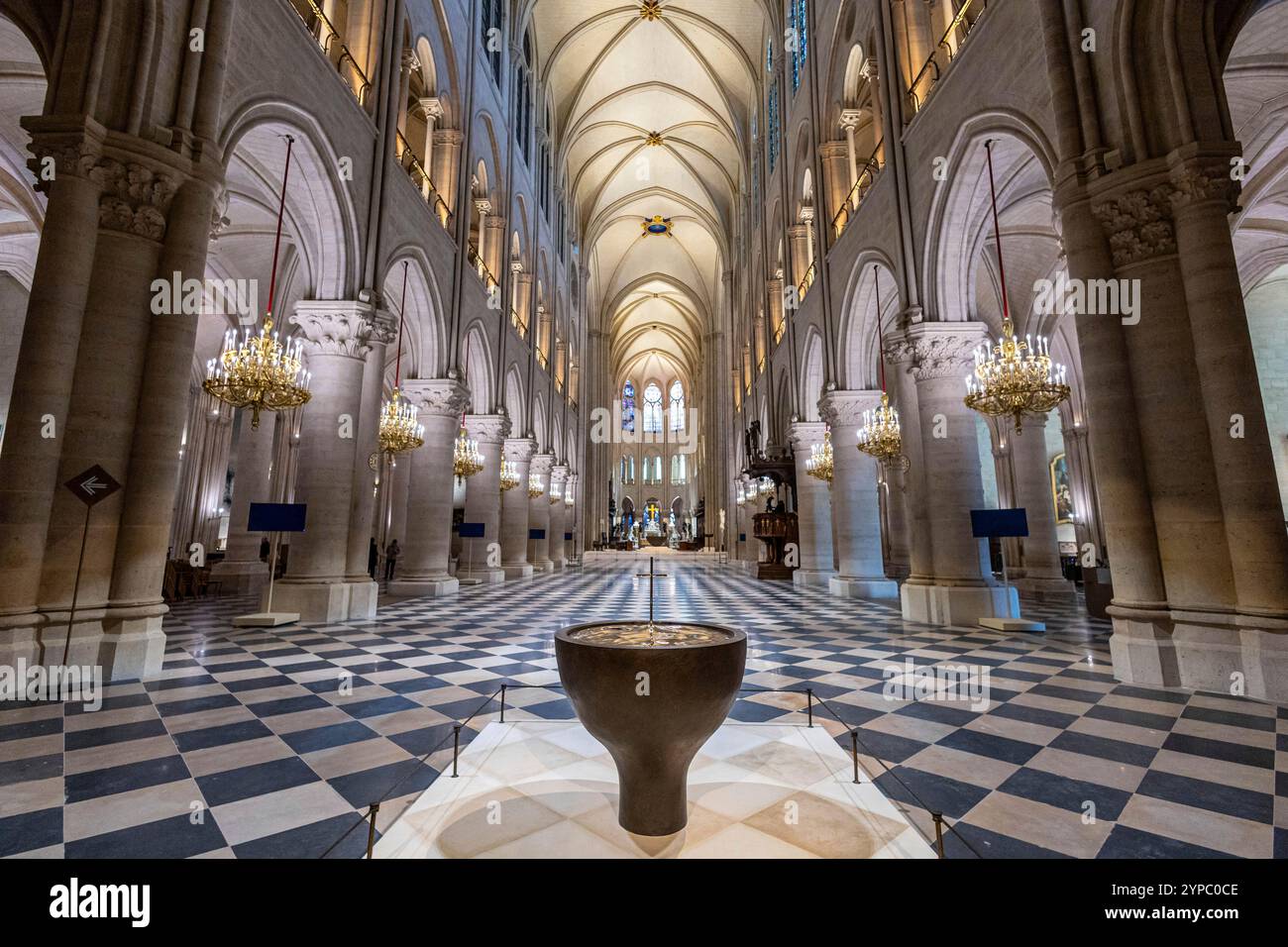 The baptistery designed by French artist and designer Guillaume Bardet ...
