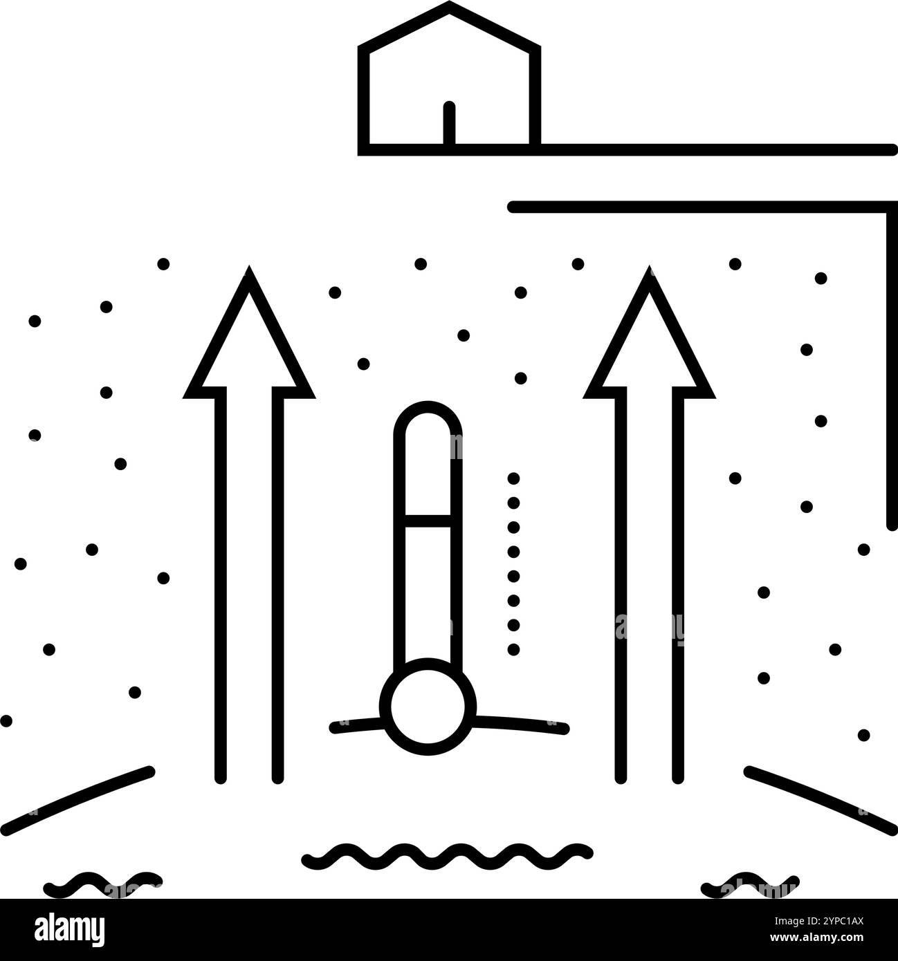 heating geothermal energy line icon vector illustration Stock Vector ... heating geothermal energy line icon vector illustration Stock Vector ...