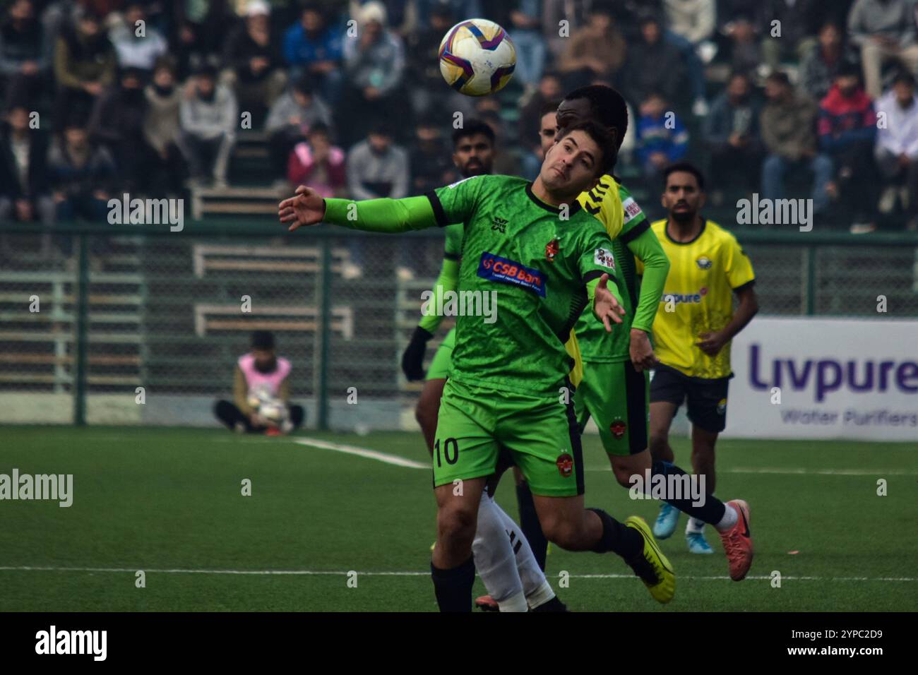 Martin Nicolus of Gokulam Kerala FC seen in action during the I-League ...