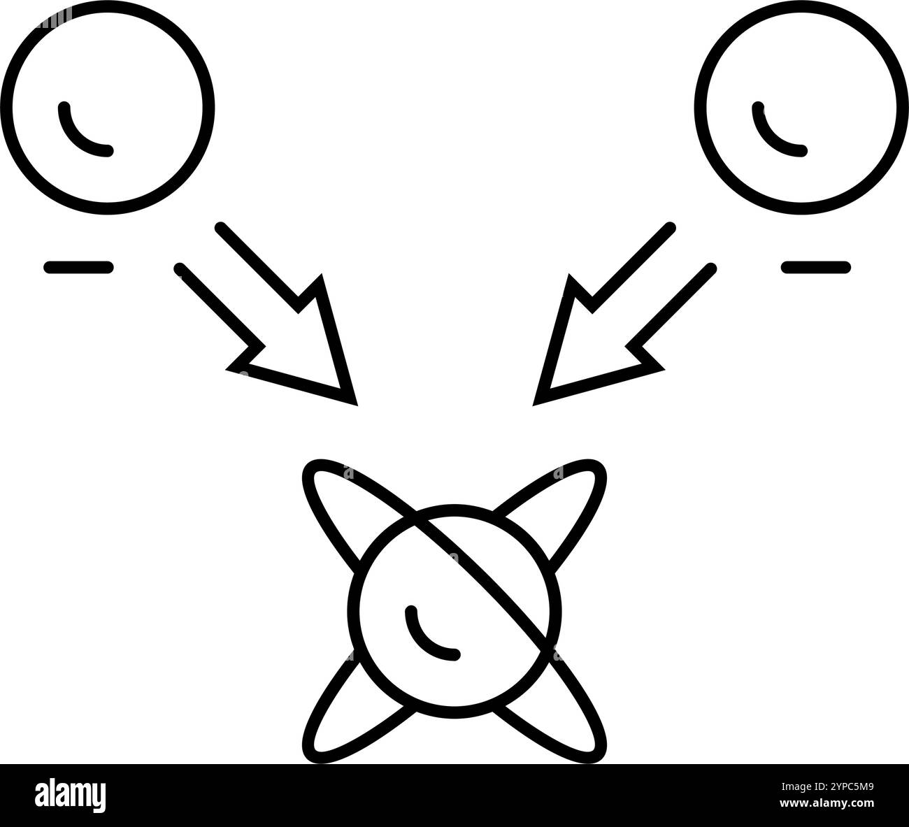 Quantum superposition symbol Black and White Stock Photos & Images - Alamy