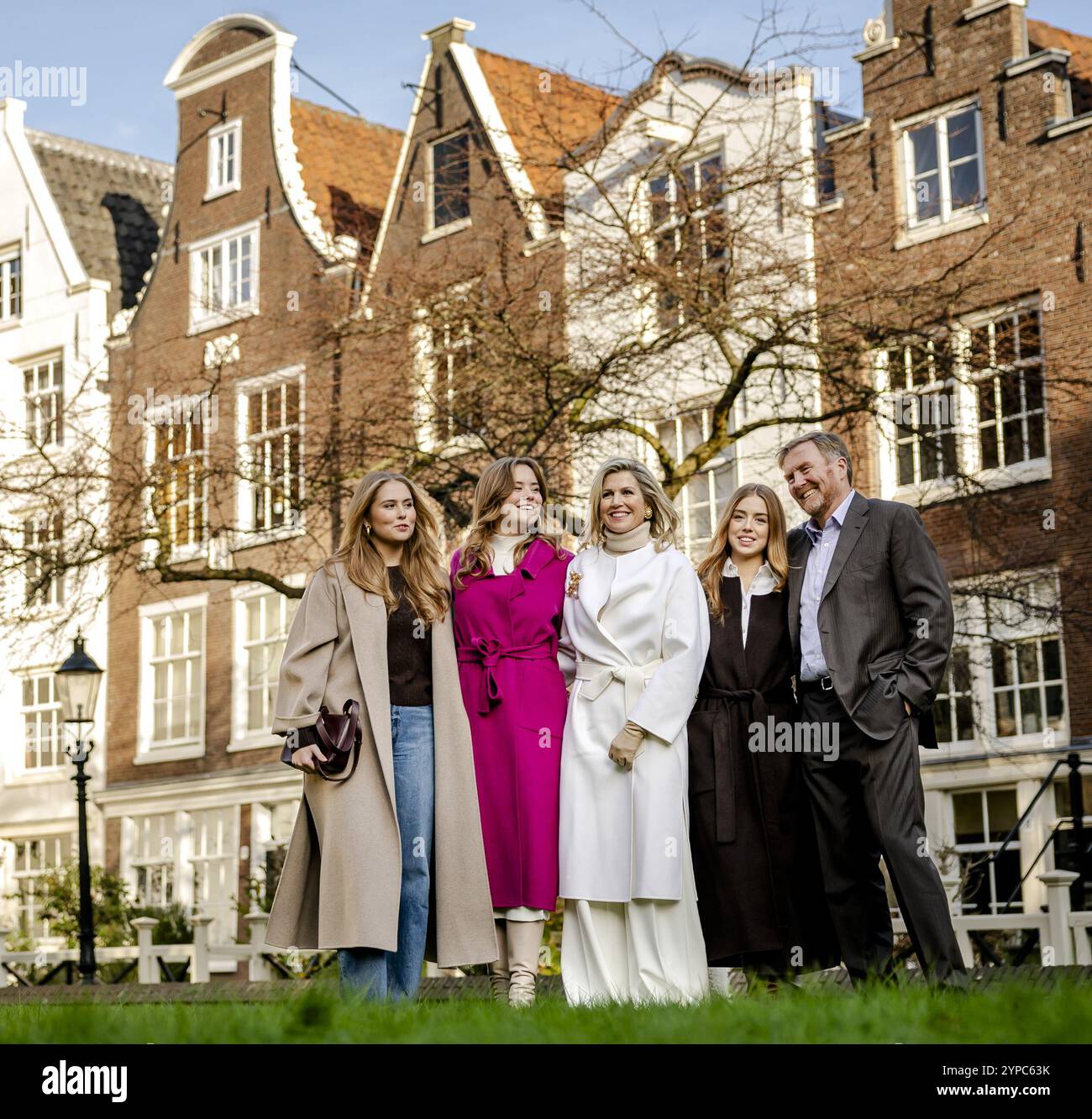 AMSTERDAM - King Willem-Alexander and Queen Maxima together with ...