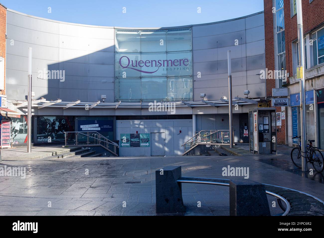 Slough, UK. 29th November, 2024. The now partially closed down ...