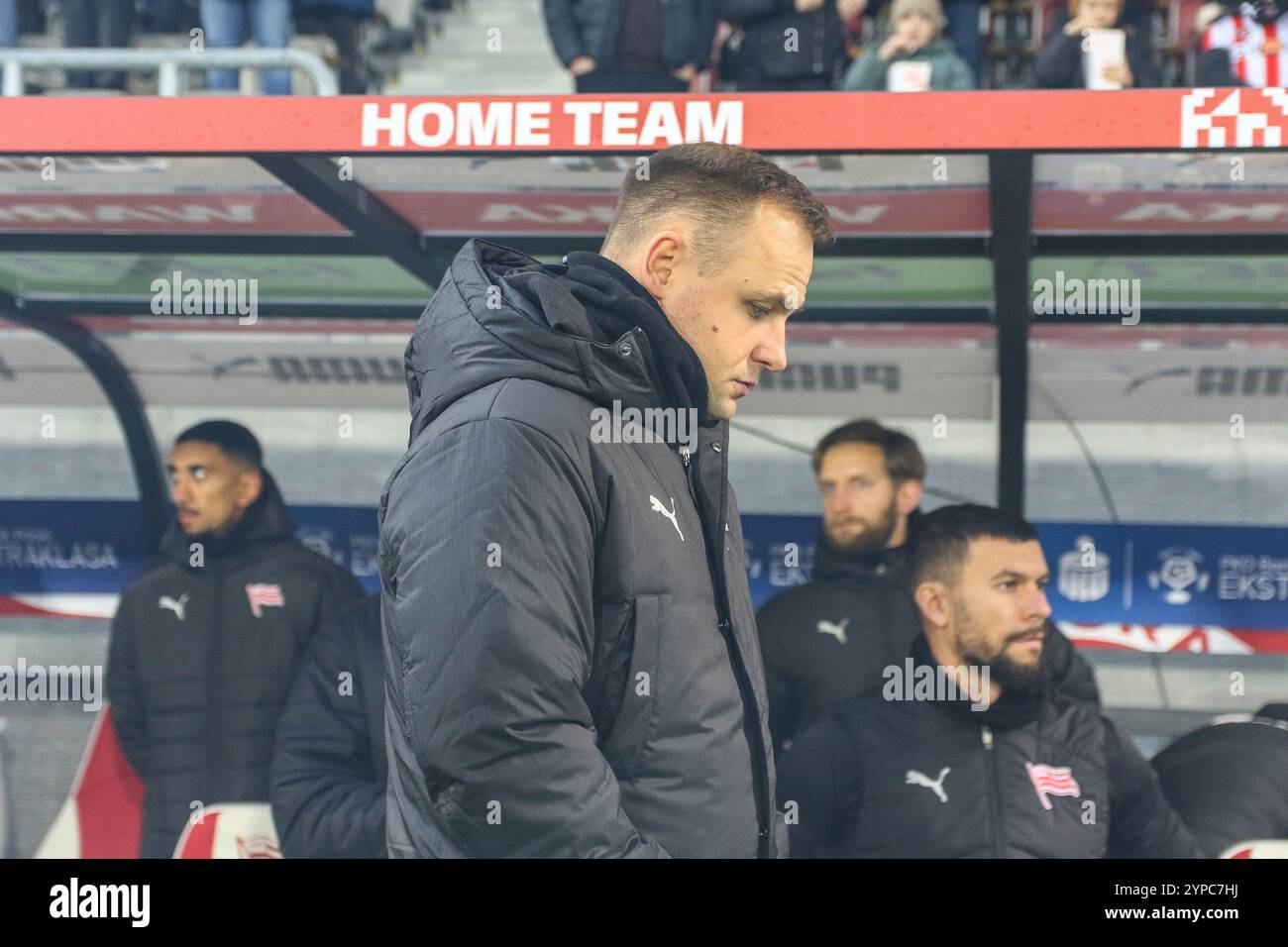 Krakow, Poland. 29th Nov, 2024. football 2024 2025 PKO BP Ekstraklasa Cracovia vs Zaglebie Lubin ...