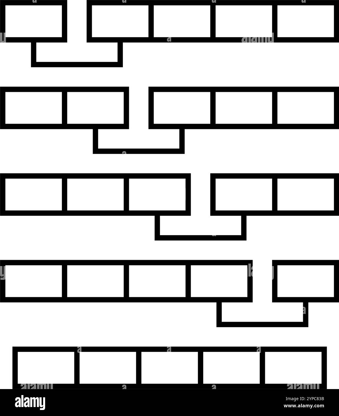 bubble sort algorithm line icon vector illustration Stock Vector Image ...