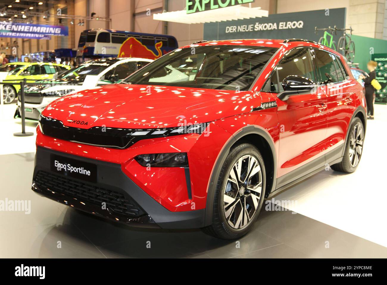 Skoda Elroq Sportline Elektroauto, Deutschlandpremiere, 56. Essen Motor Show 2024 30.11.-08.12. ...
