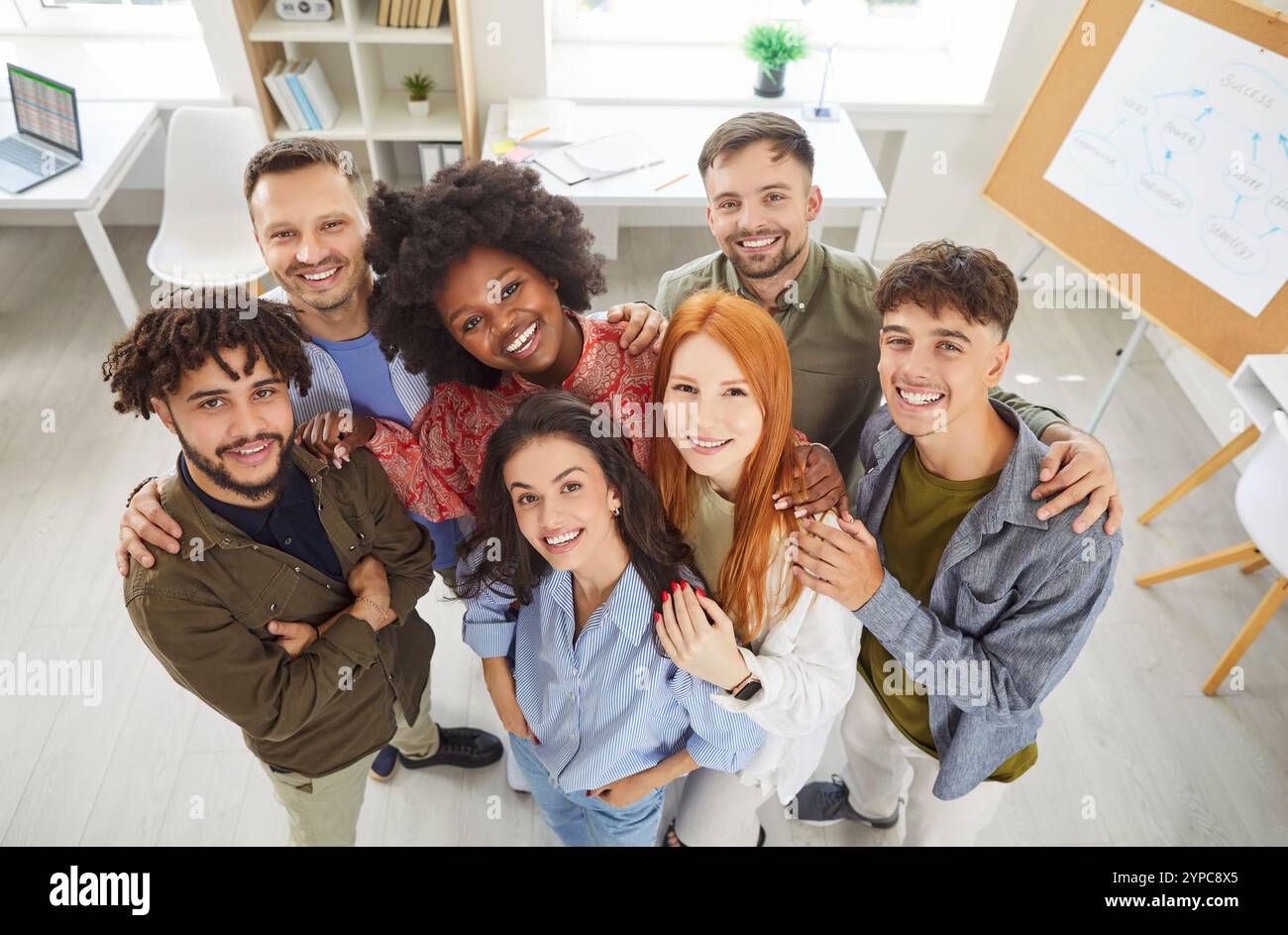 Happy diverse multinational business hi-res stock photography and ...