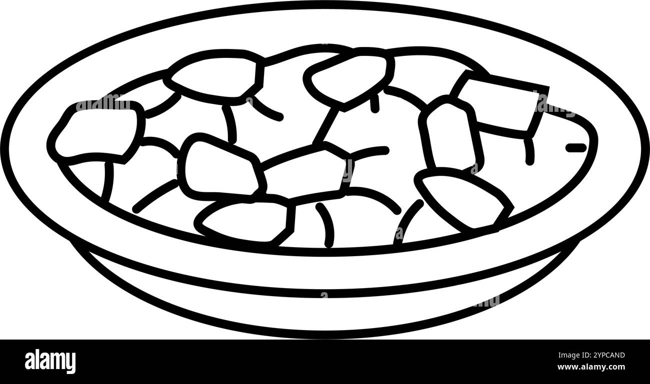 mango lassi indian cuisine line icon vector illustration Stock Vector ...