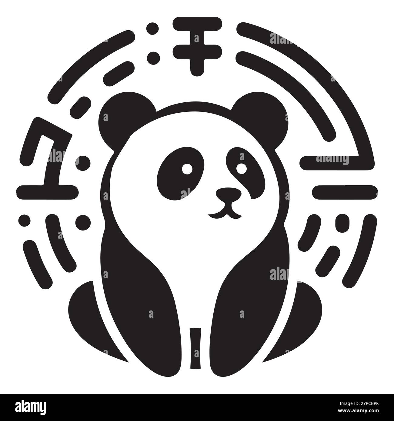 Blurred panda face hi-res stock photography and images - Alamy