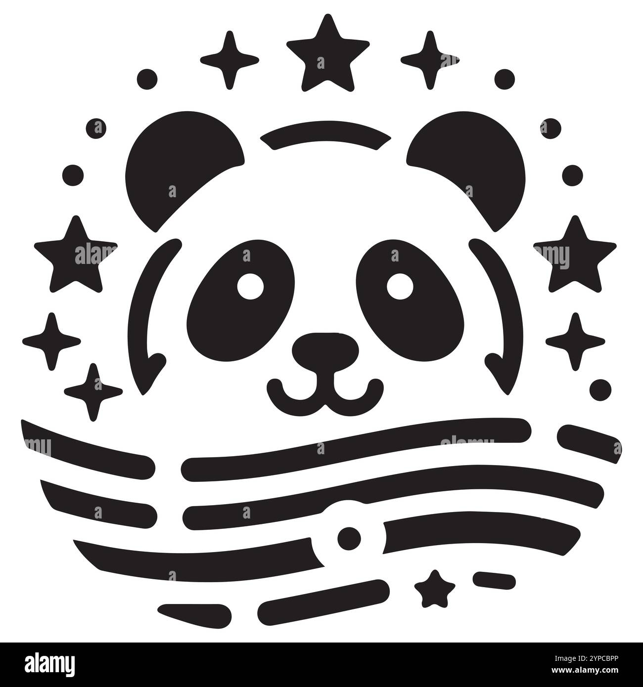 Blurred panda face hi-res stock photography and images - Alamy
