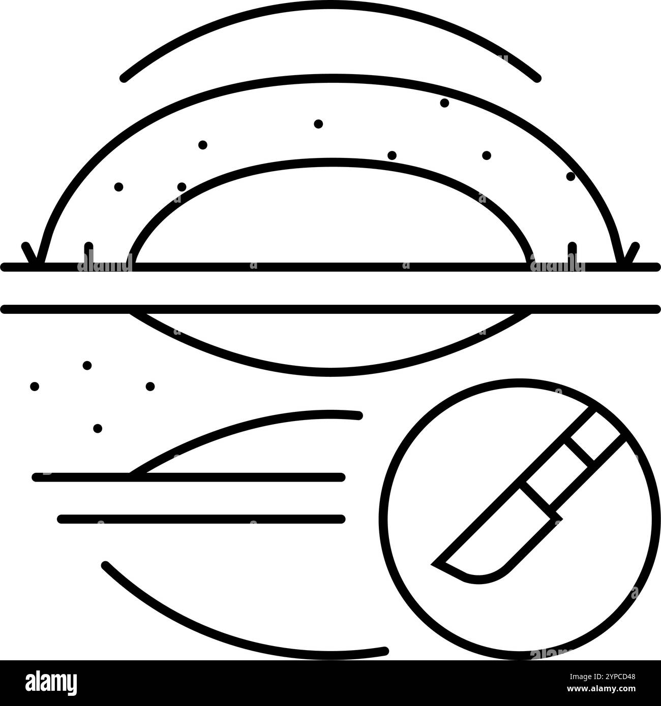 bypass surgery doctor line icon vector illustration Stock Vector Image ...