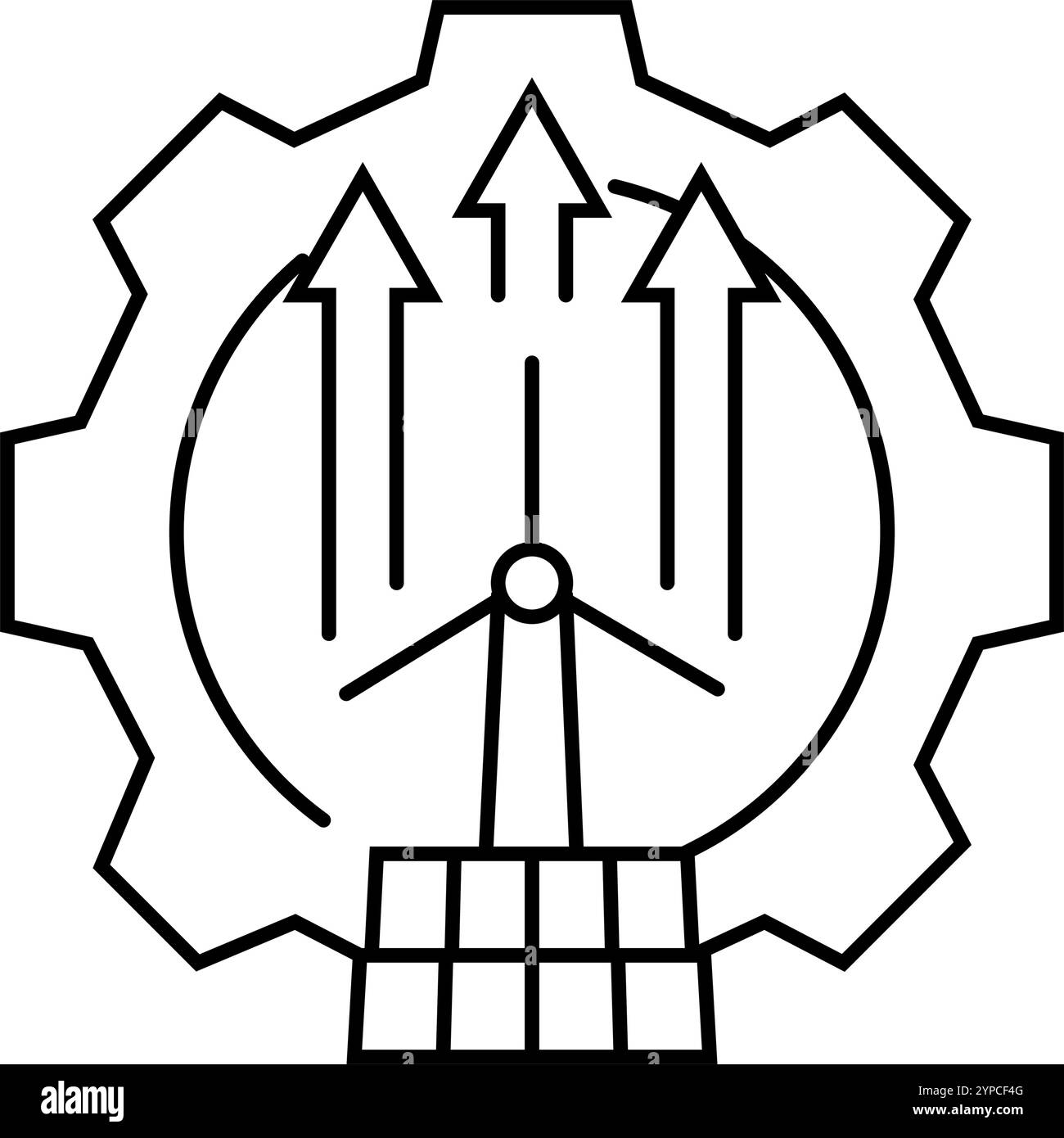 incentivizing innovation line icon vector illustration Stock Vector ...