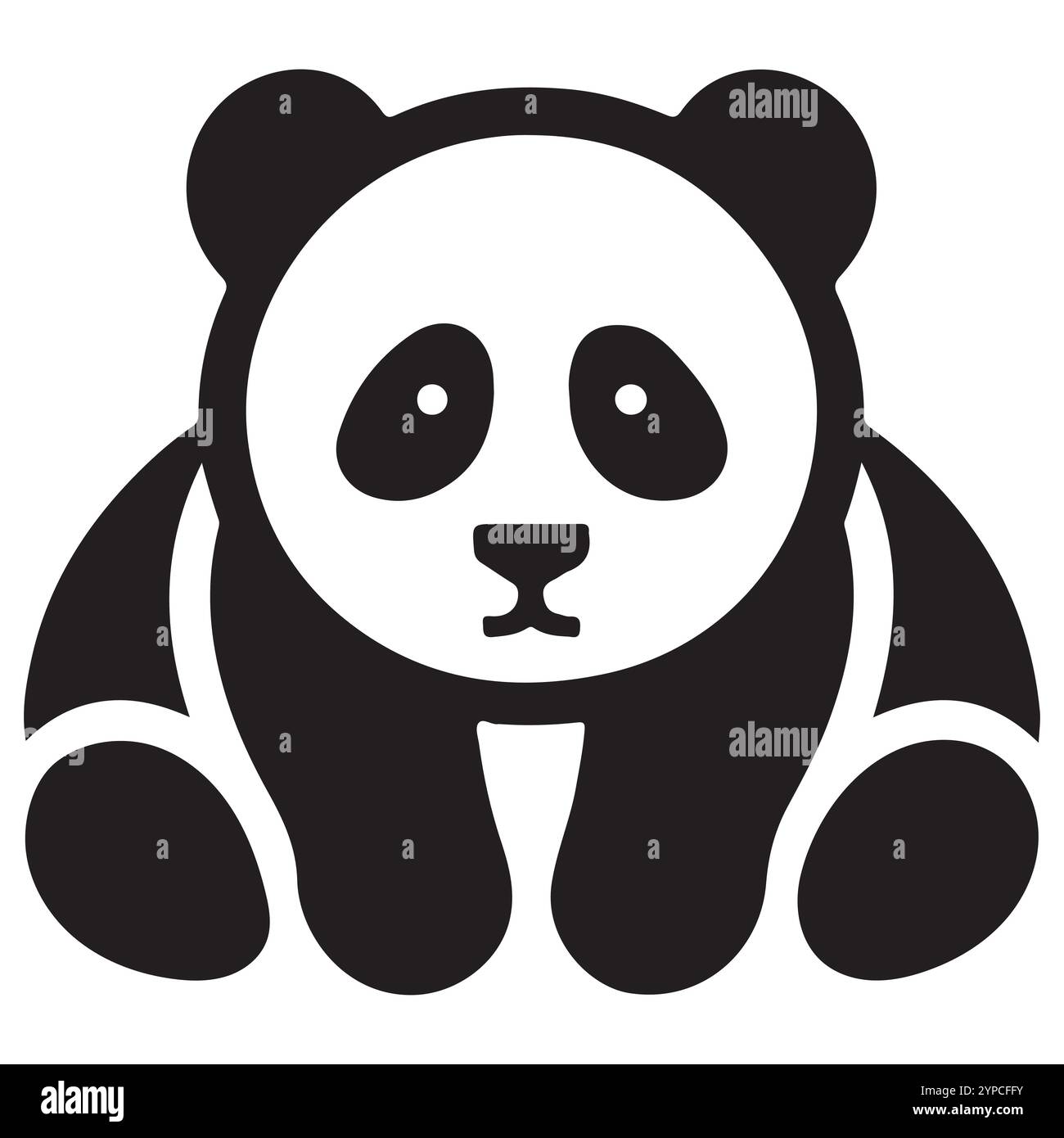 Cute panda design hi-res stock photography and images - Alamy