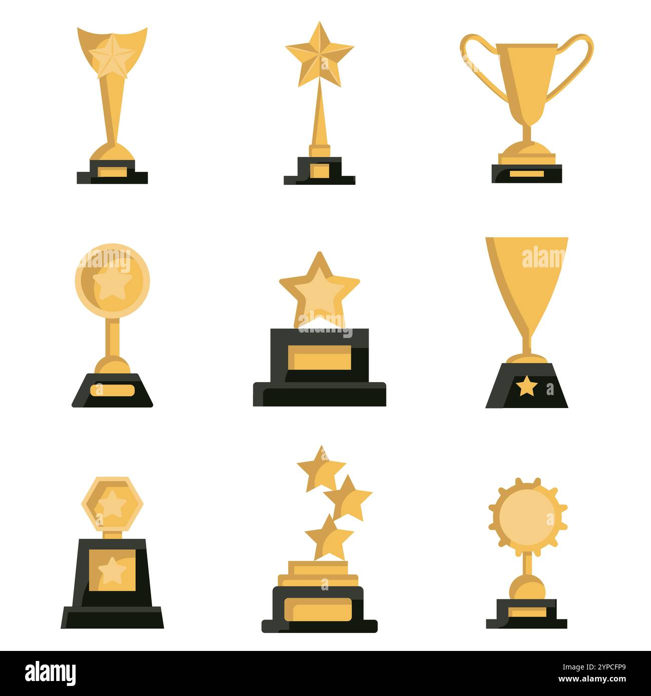 Beautiful trophies Stock Vector Images - Alamy