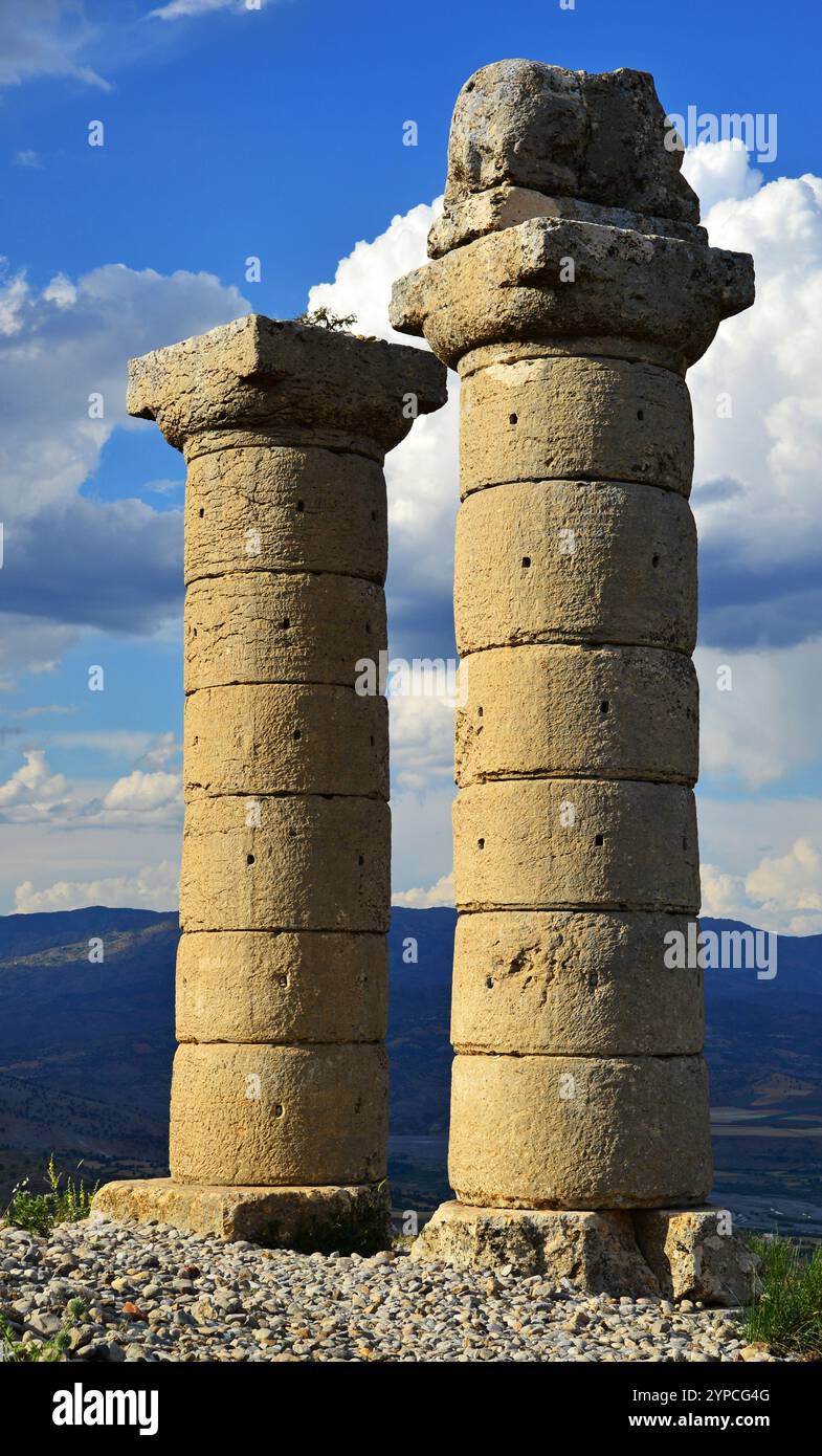 Located in Adıyaman, Turkey, the Karakus Tumulus is an ancient tourist ...