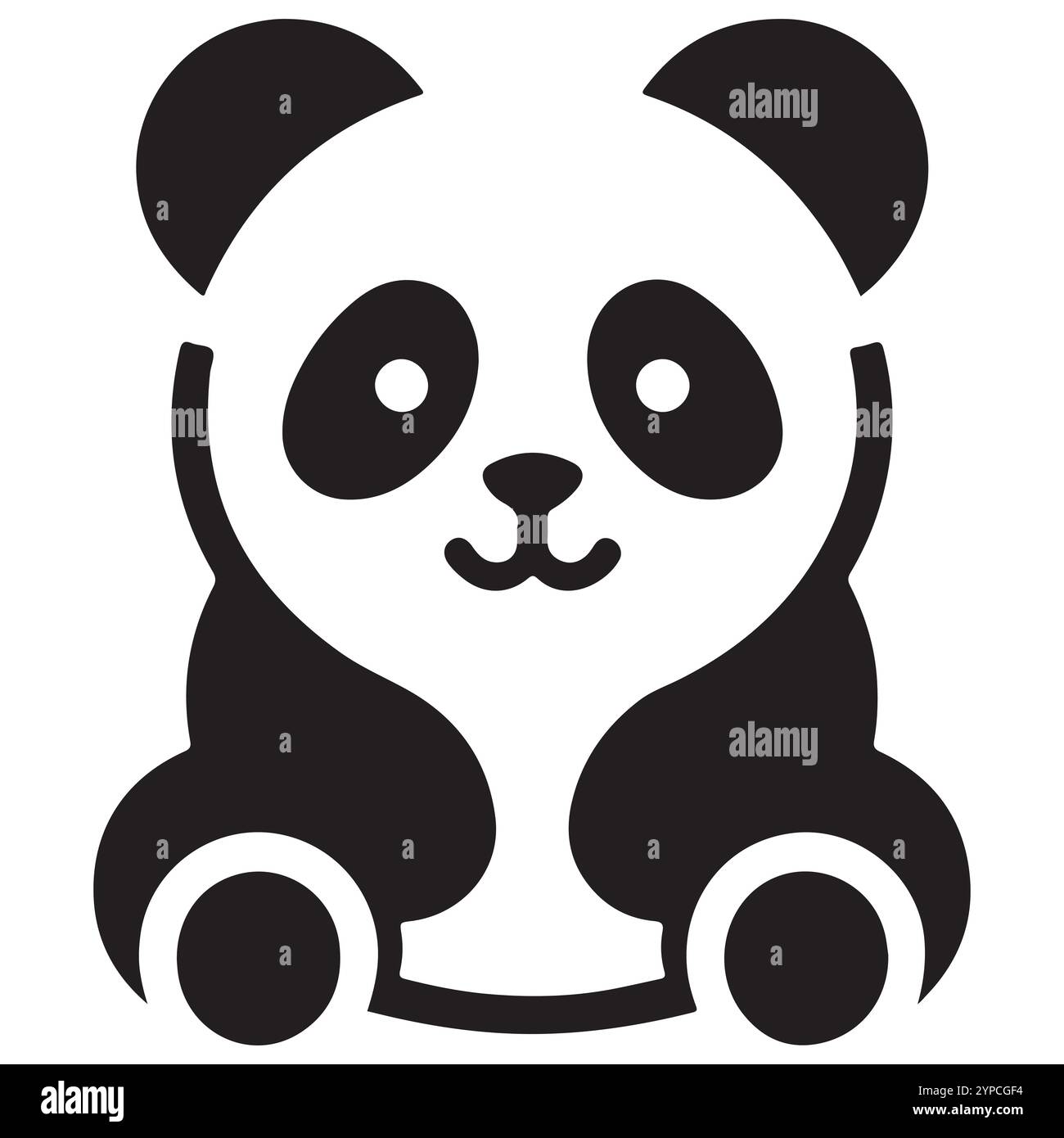 Panda for logos hi-res stock photography and images - Alamy