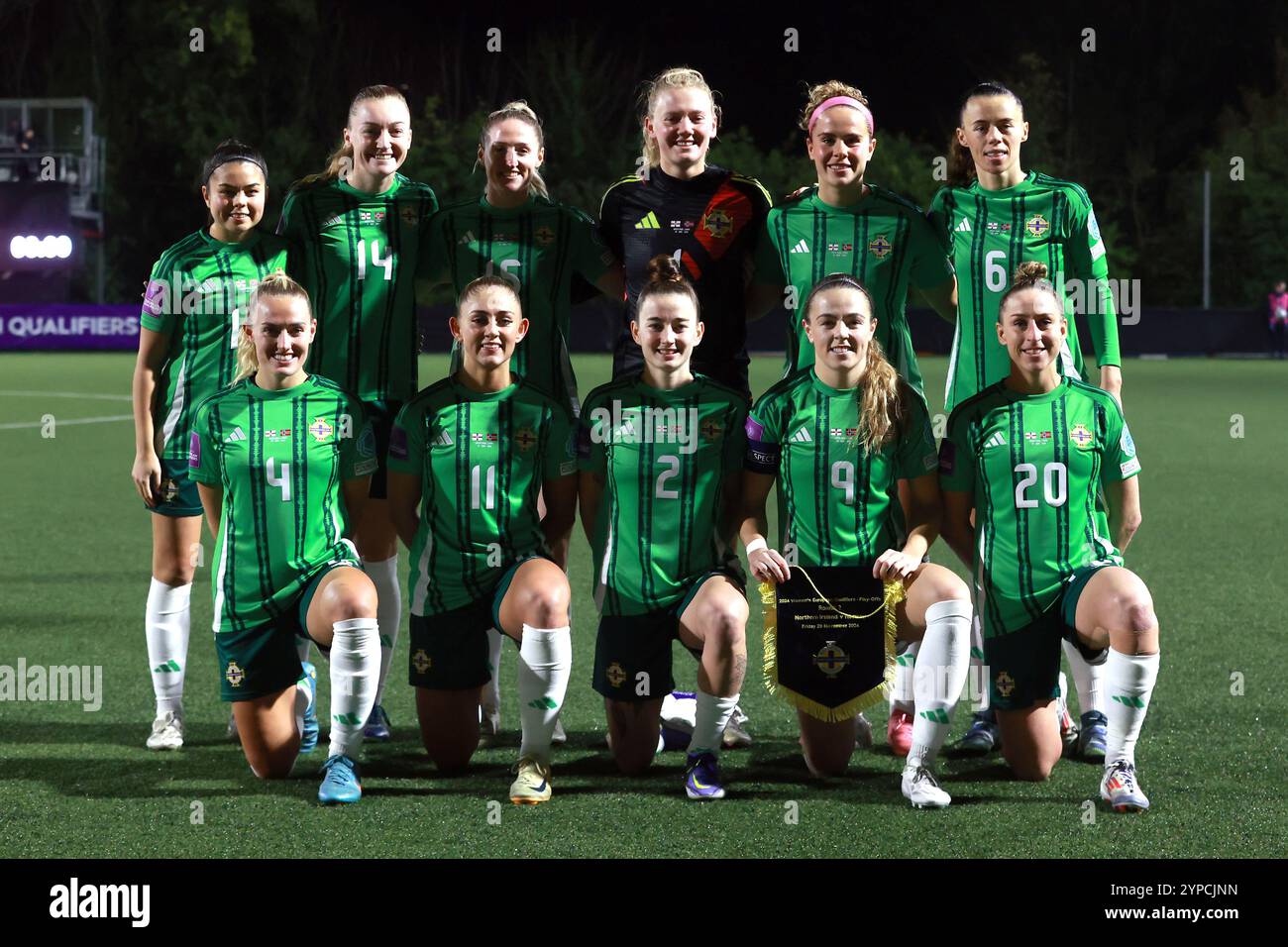 (left to right, back to front) Joely Johnson, Lauren Wade, Rebecca ...
