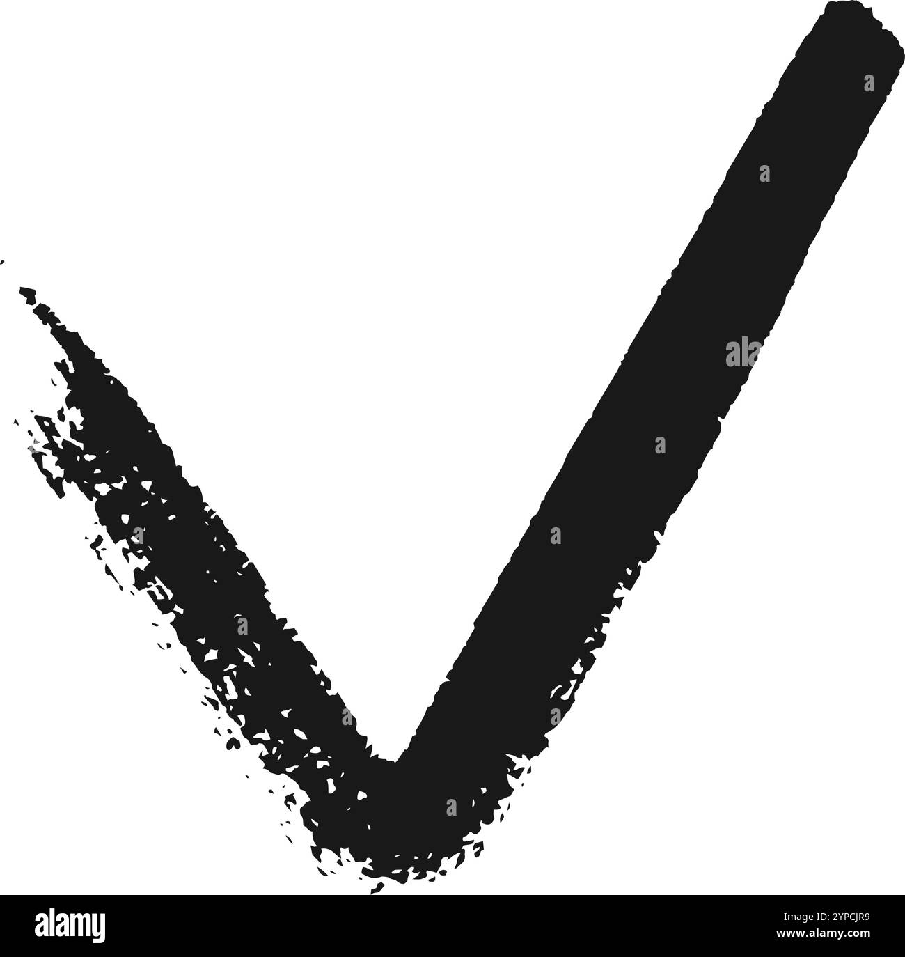 Hand drawn check mark provides a powerful visual representation of ...