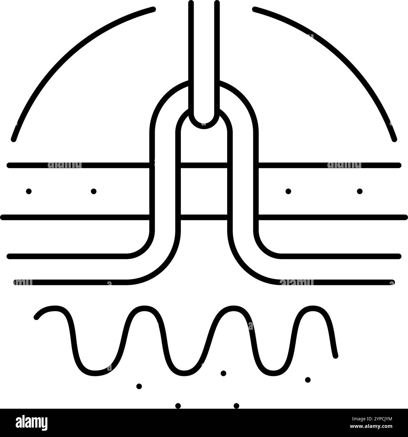 percutaneous nephrolithotomy line icon vector illustration Stock Vector ...