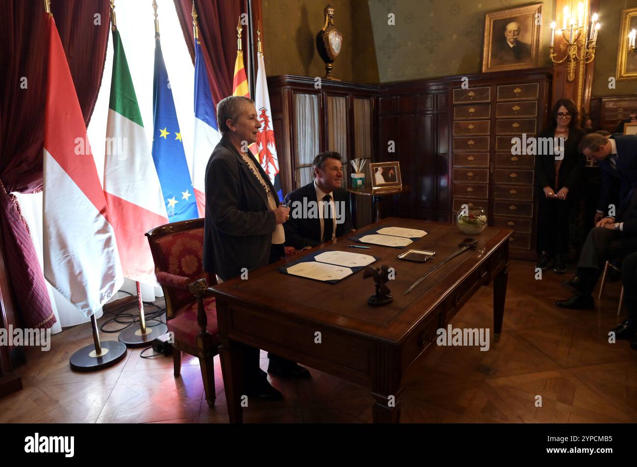 Nice, France - November 29th 2024 The Signature of the Cross-Border ...