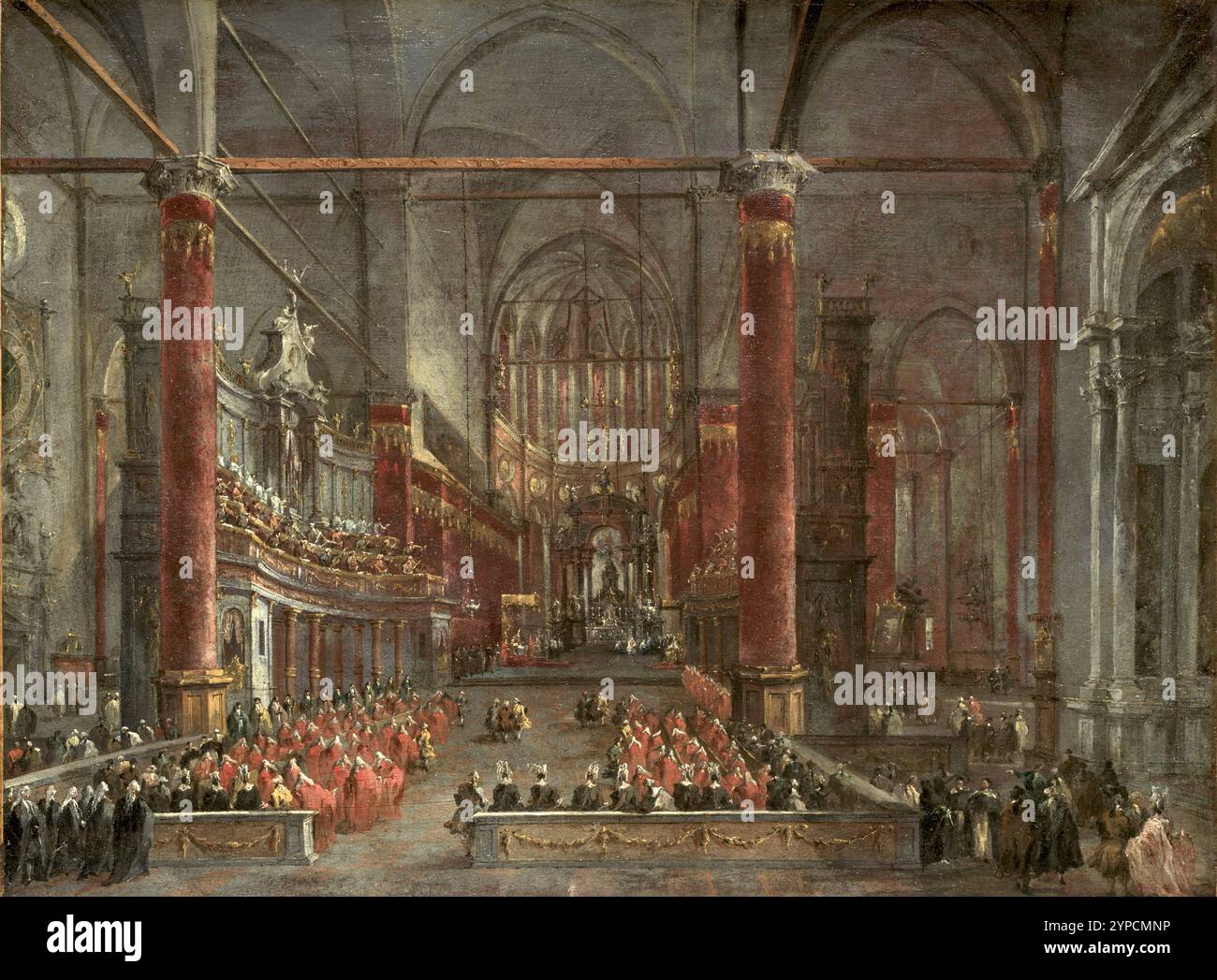 Pontifical ceremony in ss giovanni e paolo hi-res stock photography and ...