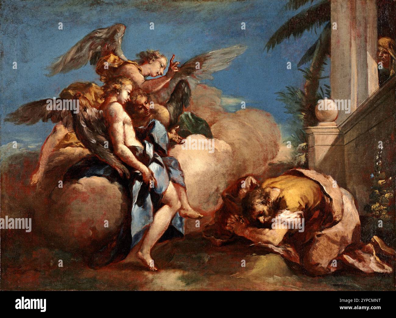 Abraham angels hi-res stock photography and images - Alamy