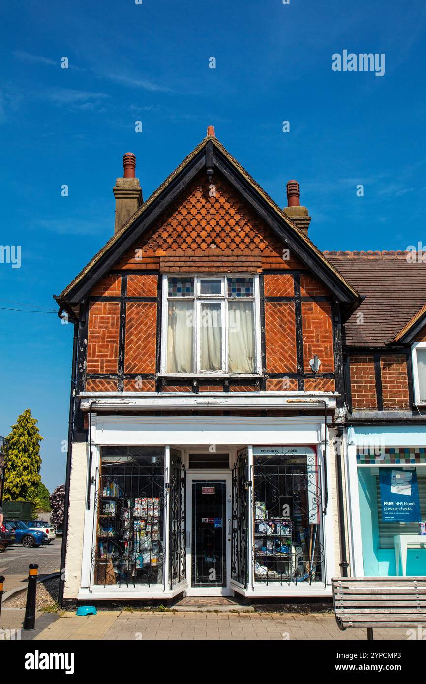 Historic Tudor style timber frame house with brick infill, Wendover ...