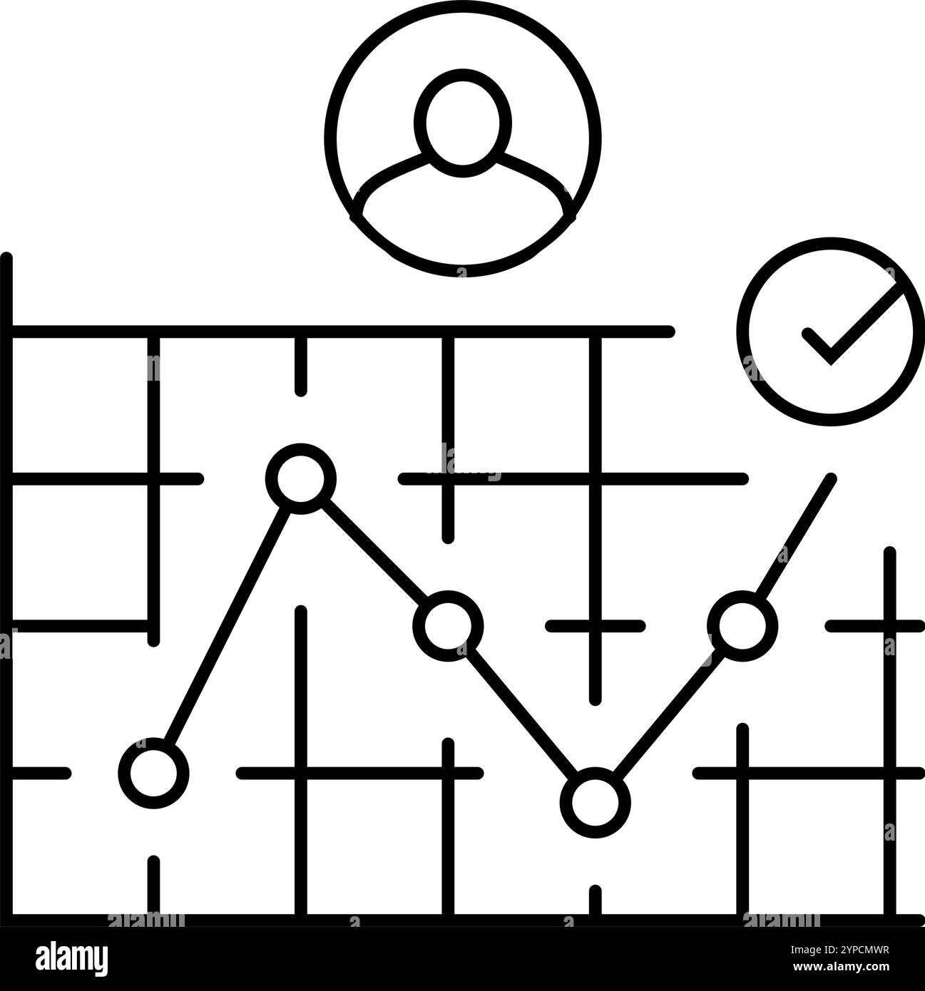 user journey map ux ui design line icon vector illustration Stock Vector Image & Art - Alamy