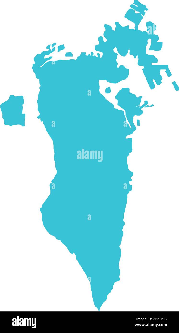 Bahrain map hi-res stock photography and images - Alamy