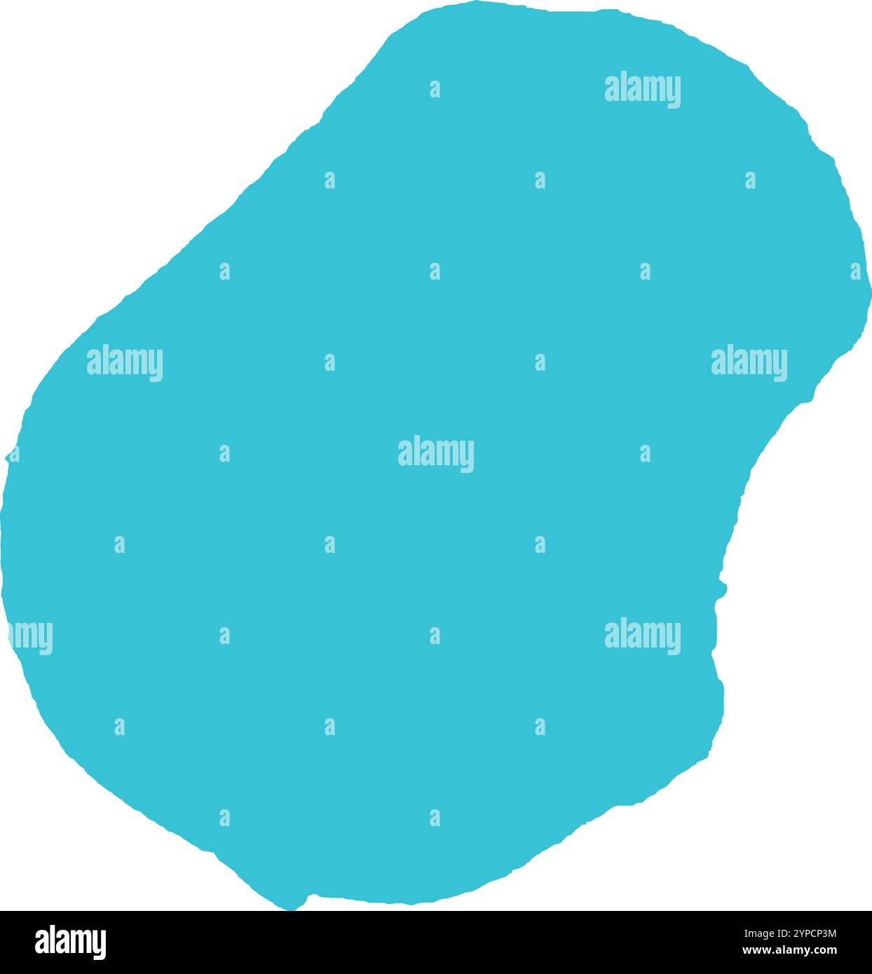 Nauru MAP in Blue, Country Border, Nauru Map, Border line of Nauru ...