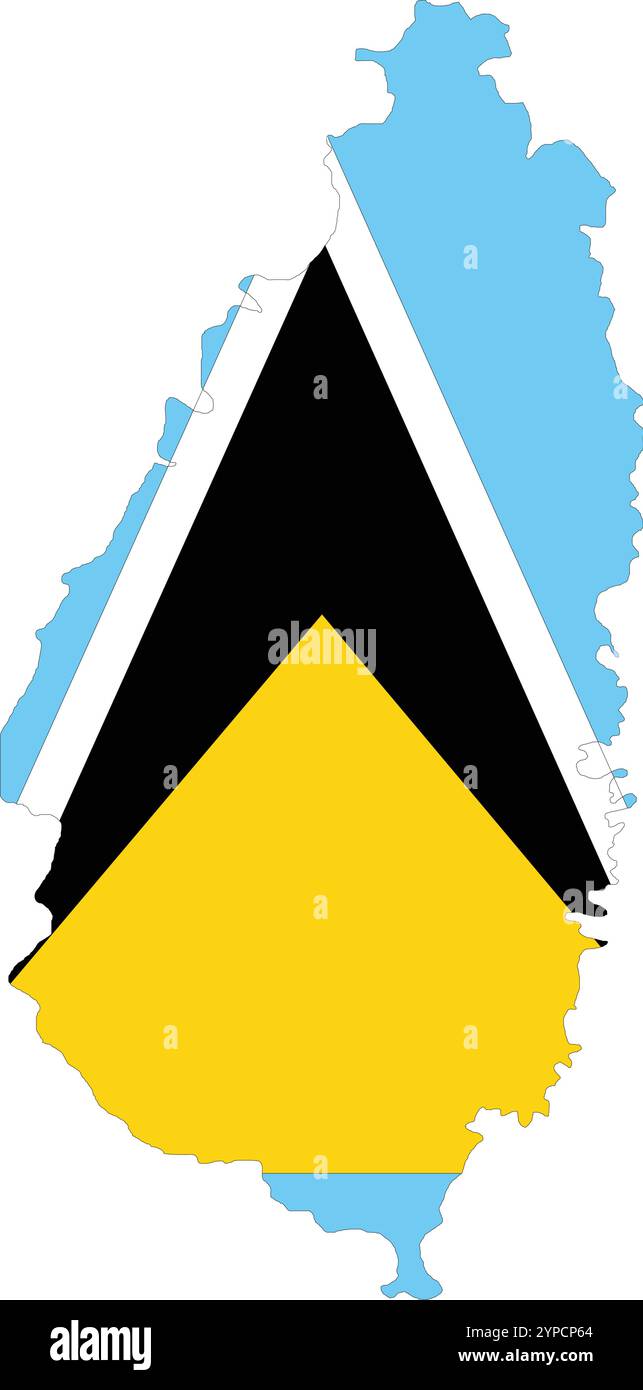 Saint Lucia Flag in Map, Saint Lucia Map with Flag, Nation Flag of ... Saint Lucia Flag in Map, Saint Lucia Map with Flag, Nation Flag of ...