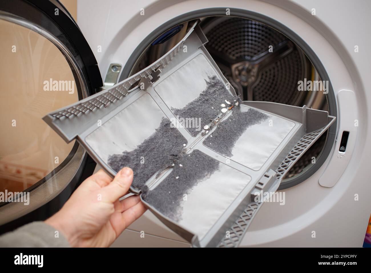 Lint clothes dryer hi-res stock photography and images - Alamy