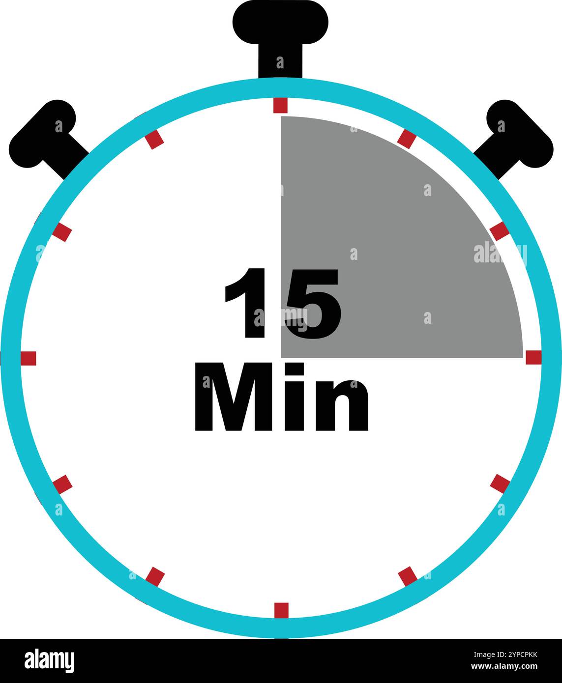 Stopwatch Icon Clock Icon Countdown Timer Symbol Sport Clock Timer Symbol 15 Minutes