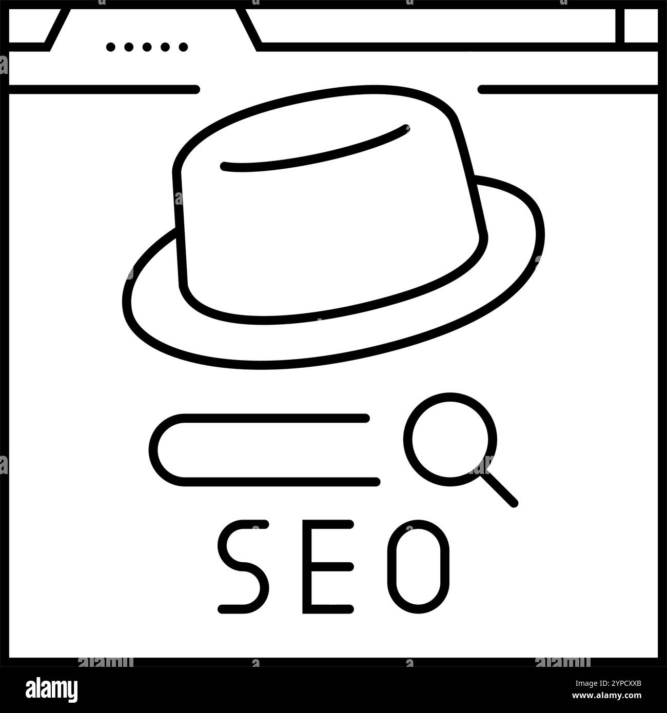 Black hat seo Stock Vector Images - Alamy