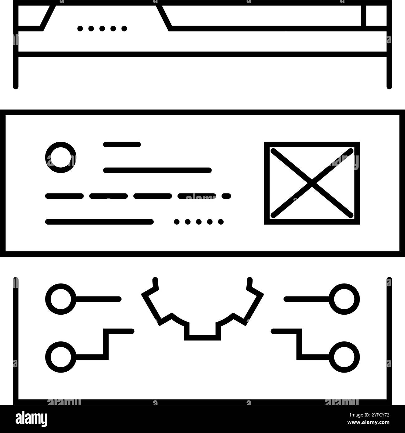 schema markup seo line icon vector illustration Stock Vector Image & Art - Alamy
