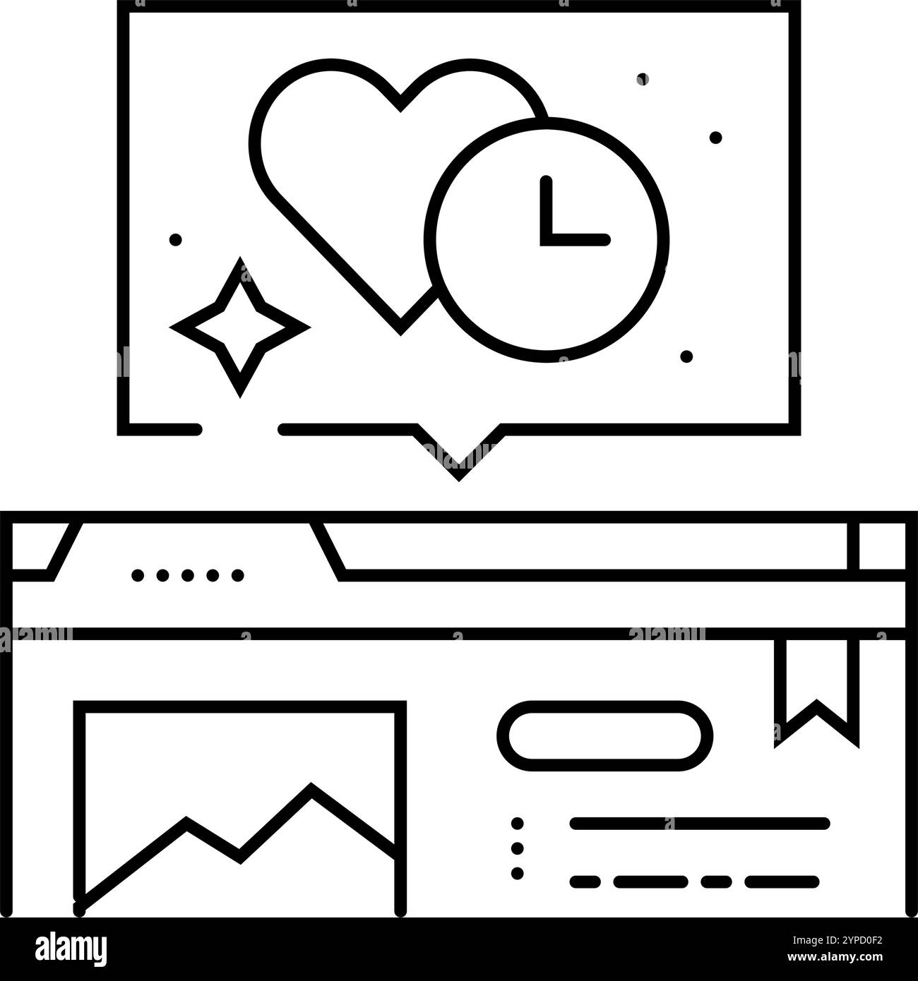 evergreen content seo line icon vector illustration Stock Vector Image ...