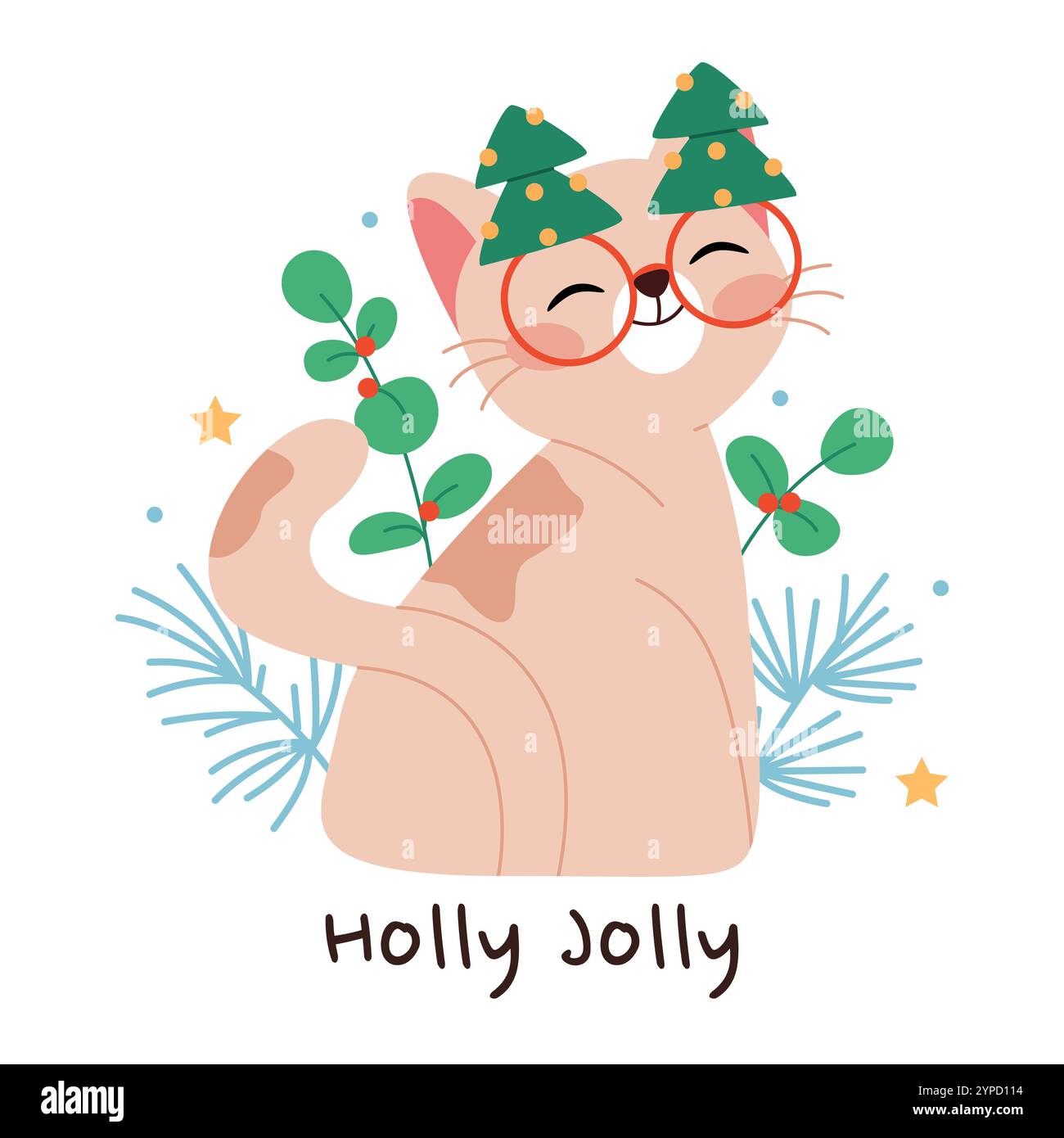 Tree shaped cat tree Stock Vector Images - Alamy
