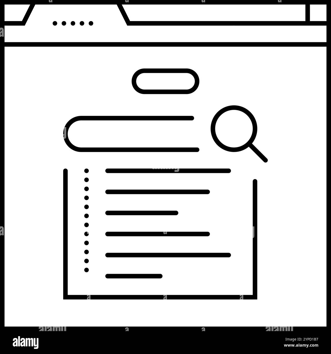zero click searches seo line icon vector illustration Stock Vector Image & Art - Alamy